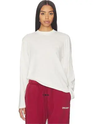 Fear Of God Classic Fit Long Sleeve Tee - Ivory
