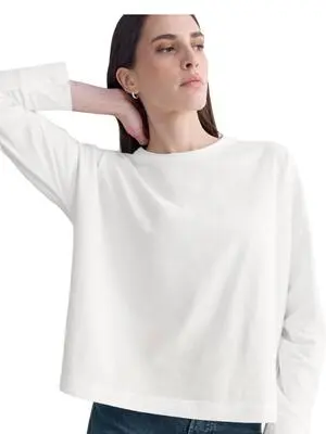 Everlane Oversized Boxy Crewneck - White