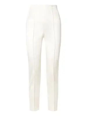 Wardrobe.NYC Recycled-satin Crepe Tapered Pants - Neutrals