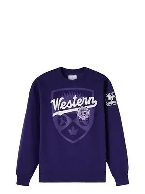 OVO X Western University Mustangs Crewneck Sweatshirt - Purple