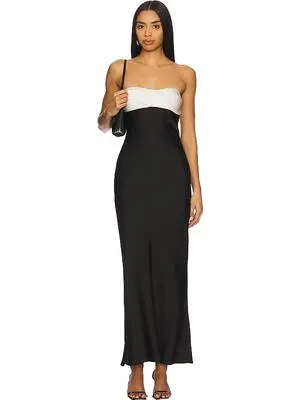NIA Sunset Maxi Dress - Black