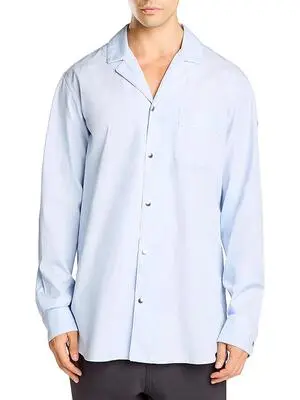 Moncler Cotton Long Sleeve Shirt - Aqua
