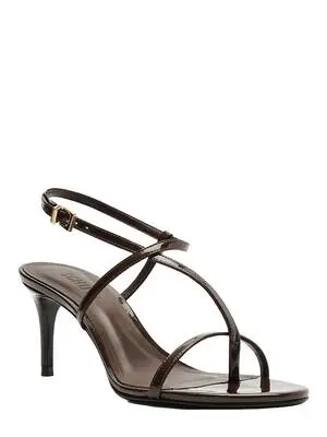 Schutz Azure Mid Heel Strappy Sandals - Maplewood