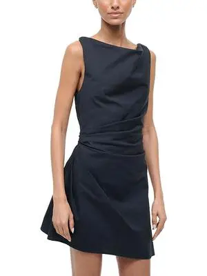 Staud Callie Mini Dress - Black