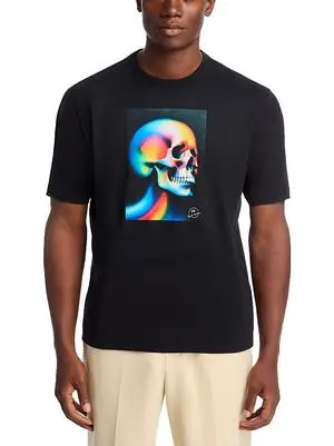 Paul Smith Casual Fit Short Sleeved Skull Tee - Black