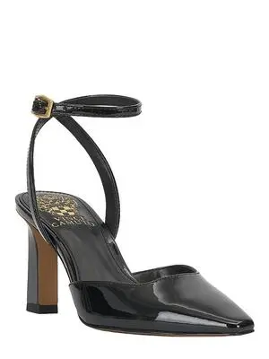Vince Camuto Galees Ankle Strap Pumps - Black