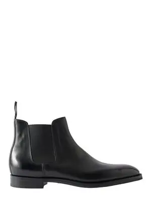 John Lobb Lawry Leather Chelsea Boots - Black