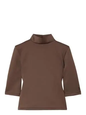 THE PARK Thea Pyratex® Recycled-jersey Top - Brown