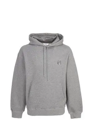 Maison Kitsuné Fox Head Hooded Sweatshirt - Gray