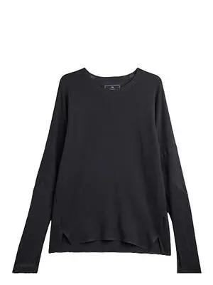 Adidas Y3 Long Sleeve Tee Shirt - Black