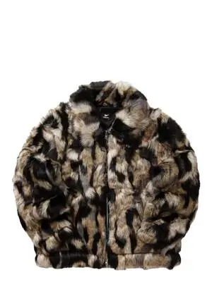 PATTA Faux Fur Patchwork Jacket - Multicolor