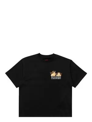PLEASURES Dynamic Short Sleeve Crewneck - Black