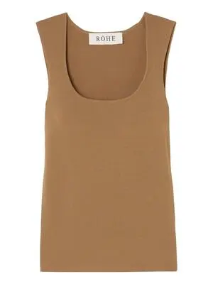 RÓHE Knitted Tank - Brown