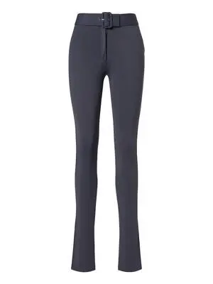COURREGES Belted Jersey Trousers - Grey