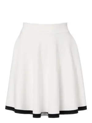 Nina Ricci Cotton-blend Miniskirt - White