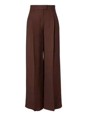 Brunello Cucinelli Wide-leg Pants - Brown