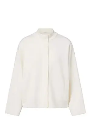Max Mara Wool Zip-up Cardigan - White