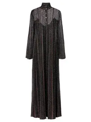 Missoni Sequined Lamé Maxi Dress - Brown