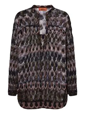 Missoni Lamé Blouse - Brown