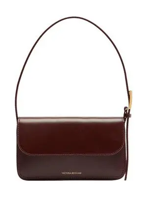 Victoria Beckham Dorian Mini Leather Shoulder Bag - Burgundy