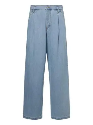 Dries Van Noten Penning Wide-leg Jeans - Blue