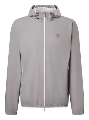 Brunello Cucinelli Logo Jacket - Grey