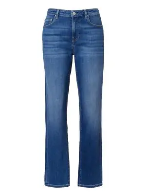 Ag Girlfriend Straight Leg Jeans - Blue