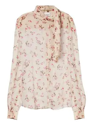 MARANT ETOILE Floral Blouse - Beige