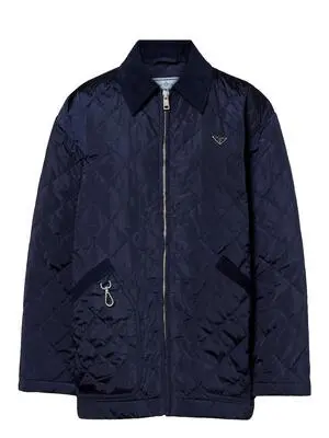 Prada Re-nylon Quilted Jacket - Blue