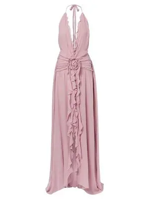 Blumarine Georgette Gown - Pink