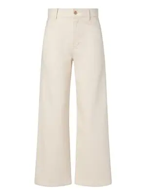 Max Mara Zarina Wide-Leg Jeans White