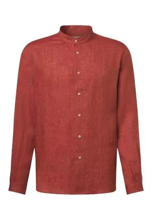 Brunello Cucinelli Linen Shirt - Red