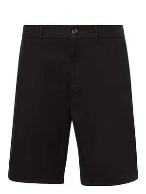 Brunello Cucinelli Cotton-blend Bermuda Shorts - Black