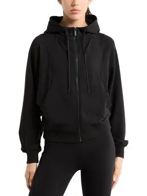 Zella French Terry Full Zip Hoodie - Black