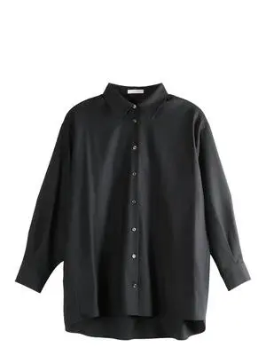 THE ROW Luka Shirt - Black