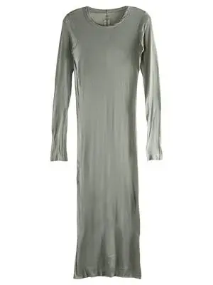 Rick Owens Ribbed Long-sleeve Dress - Green