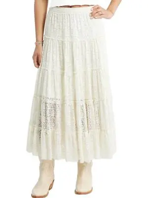 Bp. Lace Maxi Skirt - Ivory
