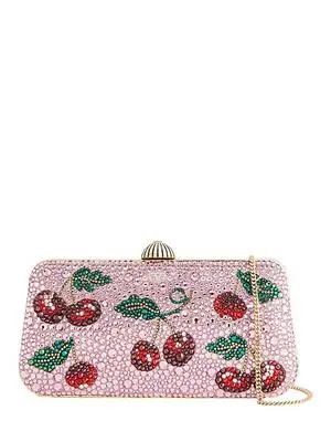Valentino Garavani Carry Secrets Rhinestone Clutch - Rosa-multicolor/crystal