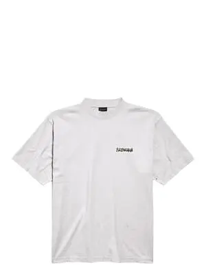 Balenciaga Masking Tape T-shirt Medium Fit - White