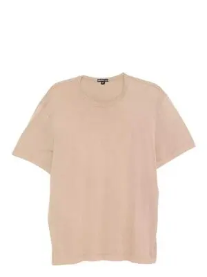 JAMES PERSE Crew Neck T-shirt - Neutrals