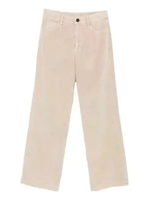 JAMES PERSE Corduroy Straight-leg Trousers - Neutrals