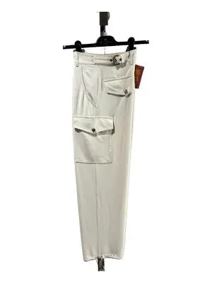 Etro Khaki Pants - White
