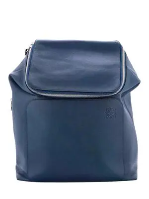 Loewe Goya Leather Large Backpack - Blue