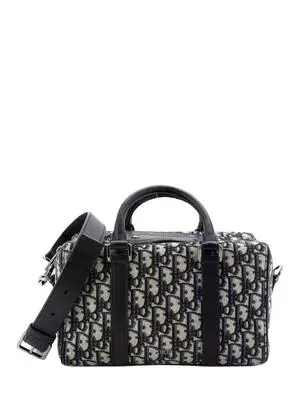 Dior Lingot 26 Oblique Canvas Crossbody Bag - Blue