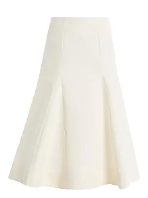 RÓHE Sculptural Cotton Midi Skirt