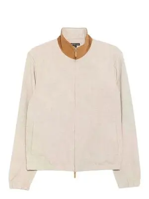 JAMES PERSE Zip-up Jacket - Neutrals