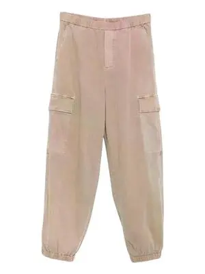 JAMES PERSE Herringbone Trousers - Neutrals