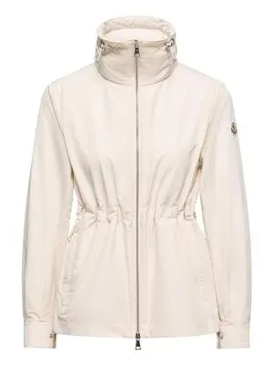 Moncler Enette Hooded Short Parka White