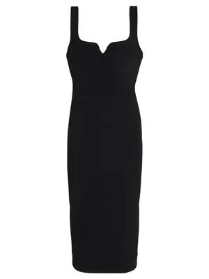Victoria Beckham Crepe Dress - Black