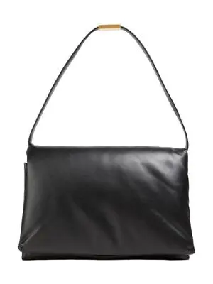 Marni Prisma Leather Shoulder Bag - Black